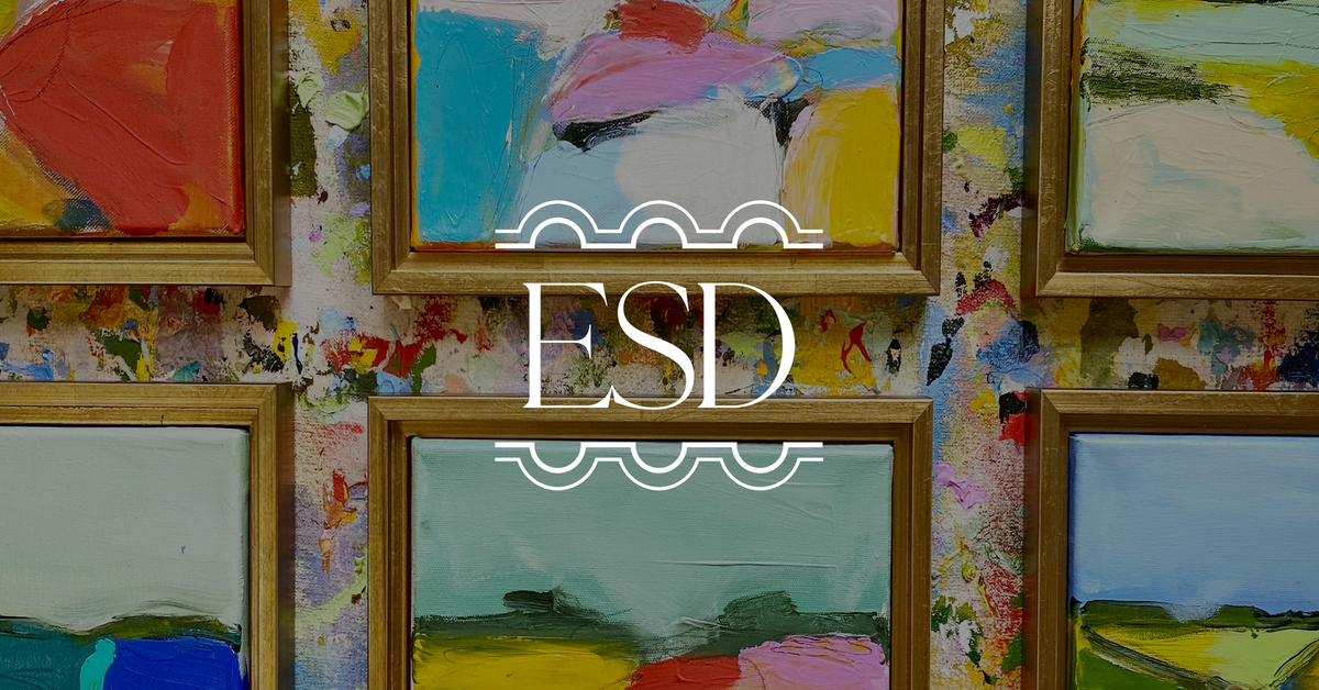 Eleanor Scott Davis Fine Art Colorful Abstract Expressionist Painting